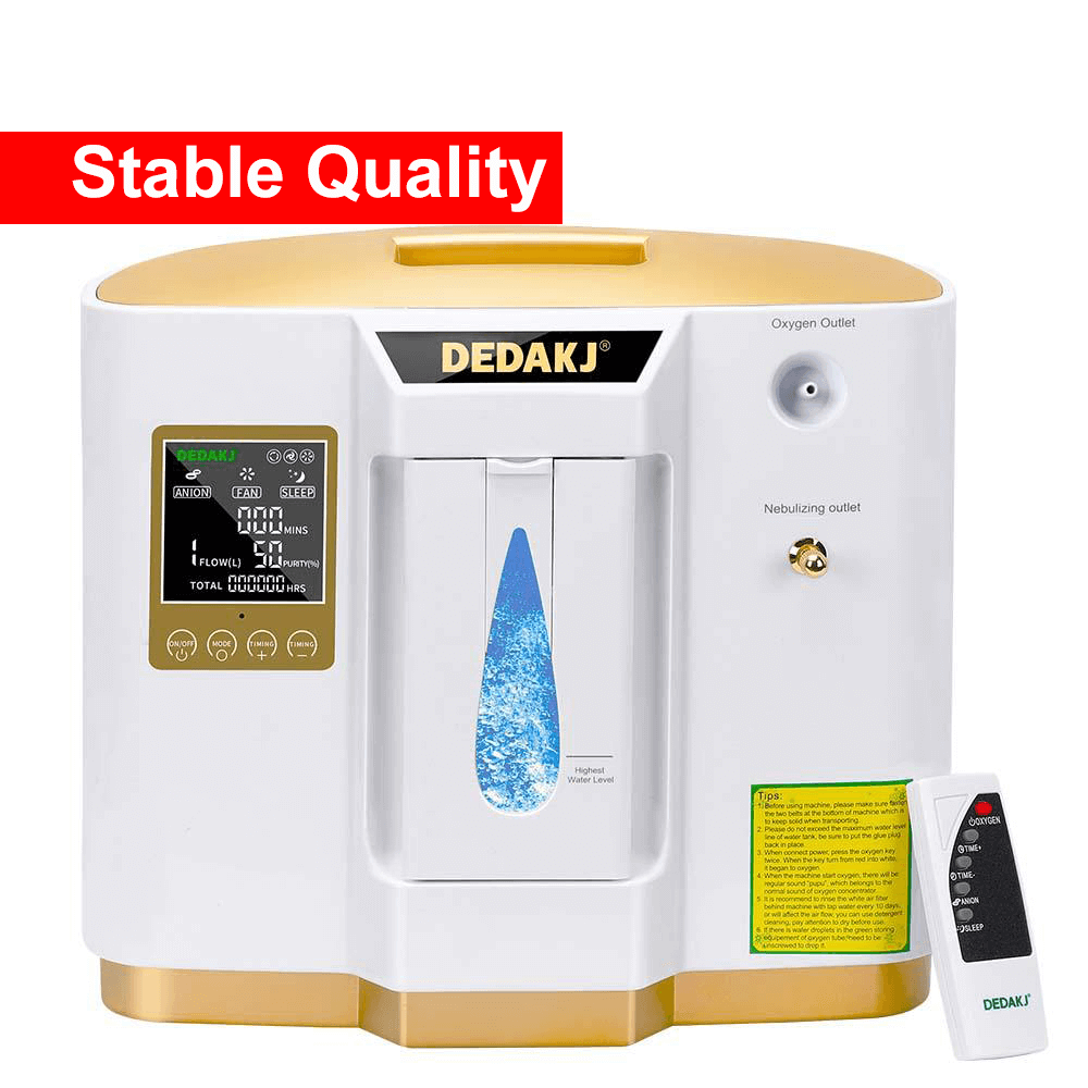 DEDAKJ 1L 5L 7L 9L 10 Liter 93% Oxygen Concentrator O2 Oxygen Generator ...