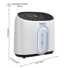 DEDAKJ 1L 5L 7L 9L 10 Liter 93% Oxygen Concentrator O2 Oxygen Generator ...