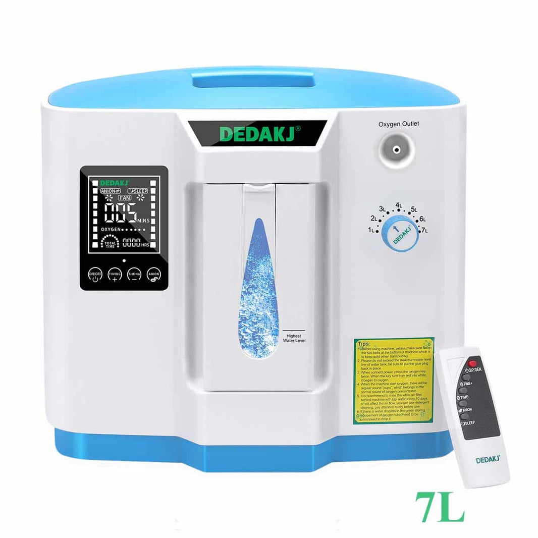 DEDAKJ 1L 5L 7L 9L 10 Liter 93% Oxygen Concentrator O2 Oxygen Generator ...