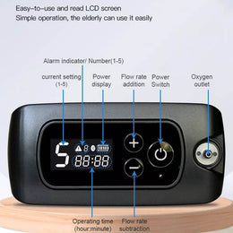 DEDAKJ 1L 5L 7L 9L 10 Liter 93% Oxygen Concentrator O2 Oxygen Generator ...